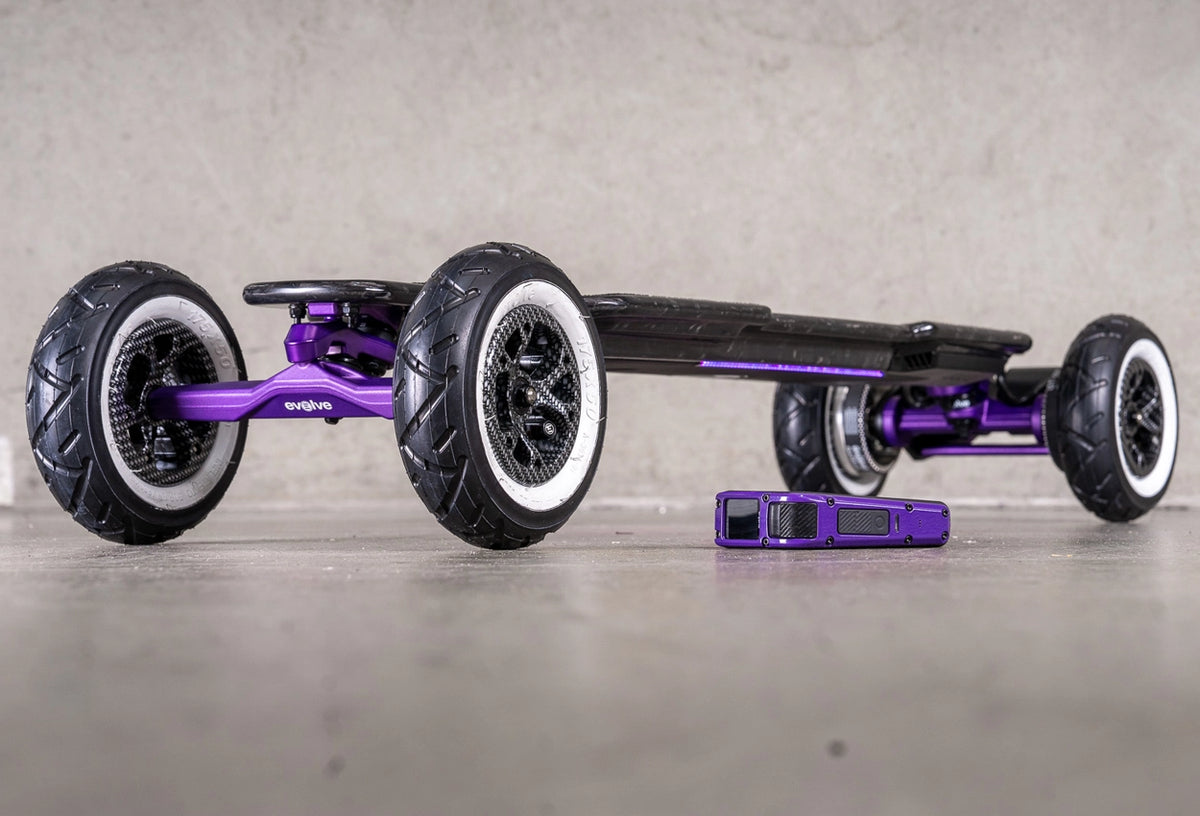 Diablo Carbon All Terrain Purple Series – Evolve Skateboards Australia